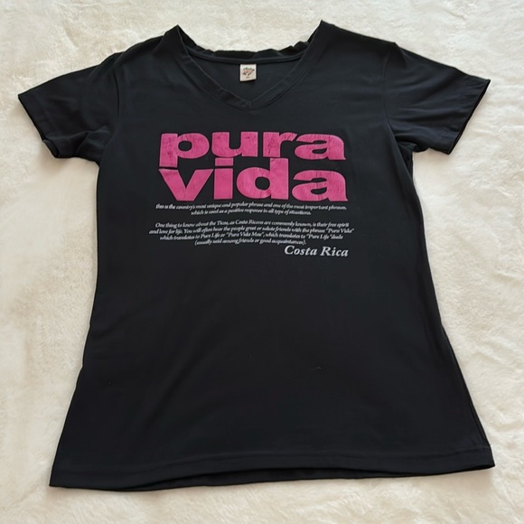 Tops | Costa Rica Pura Vida Shirt | Poshmark